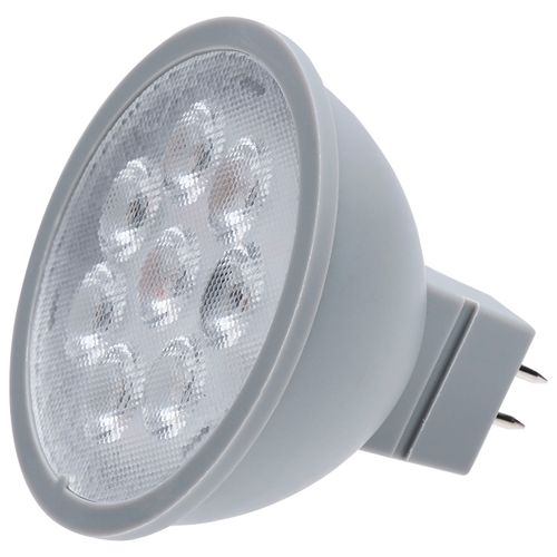 S11341 - Satco S11341 - 6 Watt - MR16 LED Bulb - 3000K - GU5.3 base - 40 deg. Beam Angle - 24 ...