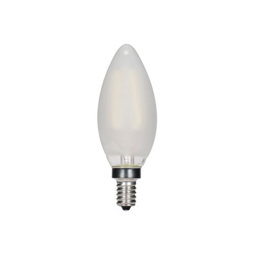 S11369 - Satco S11369 - 4.5 Watt C11 LED Bulb - Frosted - Candelabra base - 2700K - 360 Lumens ...