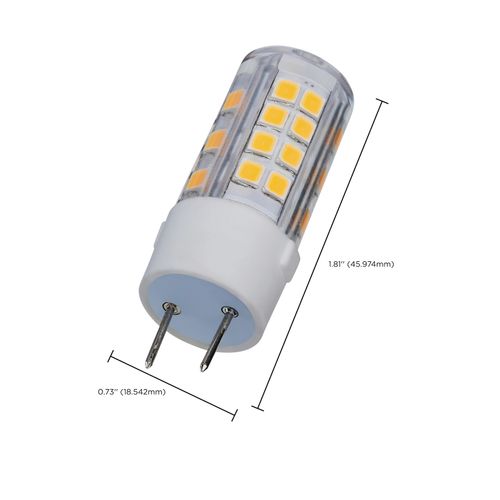 S12126 - Satco S12126 - 4.5 Watt Mini LED Bulb - G8 Base - 3000K ...