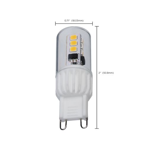 S12128 - Satco S12128 - 3.5 Watt Mini LED Bulb - G9 Base - 3000K ...