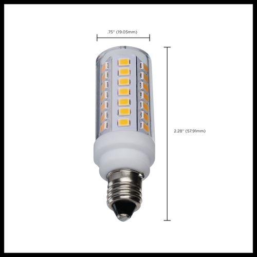 S12132 - Satco S12132 - 5 Watt Mini LED Bulb - Miniature Candelabra ...
