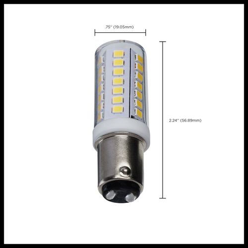 S12137 - Satco S12137 - 5 Watt Mini LED Bulb - Bayonet Double Contact ...