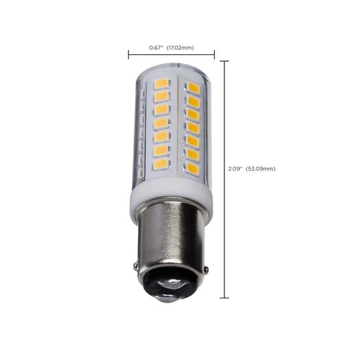 S12138 - Satco S12138 - 4.5 Watt Mini LED Bulb - Bayonet Single Contact ...