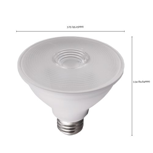 S12212 - Satco S12212 - 8.9 Watt PAR30S LED Bulb - 3000K - 40 deg. Beam ...
