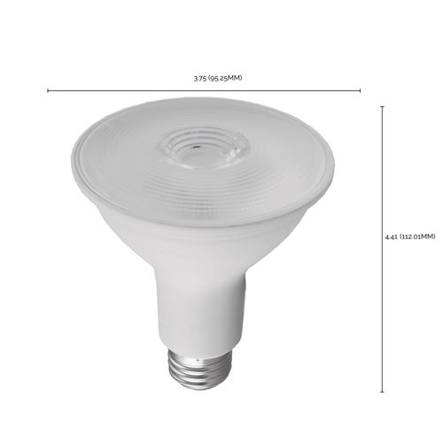 S12215 - Satco S12215 - 8.9 Watt PAR30L LED Bulb - 4000K - 40 deg. Beam ...