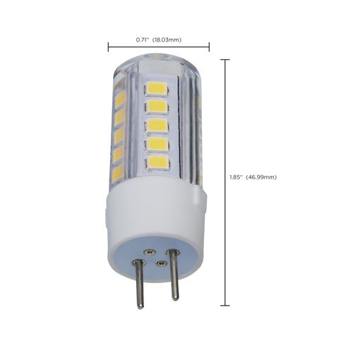 S12319 - Satco S12319 - 4.5 Watt T6 LED Bulb - Clear Finish - GY6.35 ...