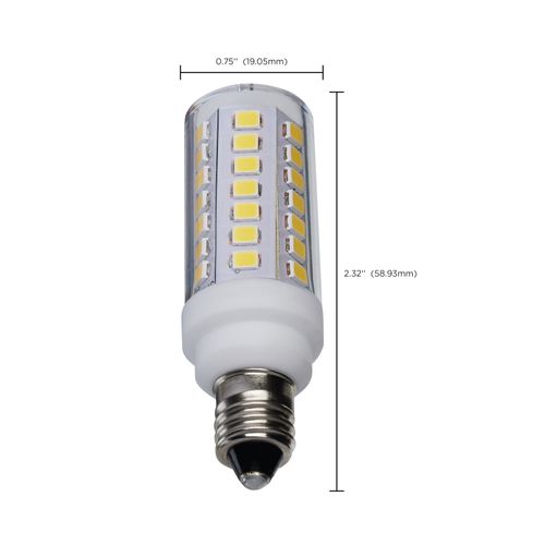 S12335 - Satco S12335 - 5 Watt T6 LED Bulb - Clear Finish - E11 Base ...
