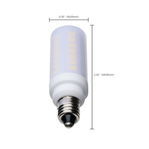 S12337 - Satco S12337 - 5 Watt T6 LED Bulb - Frost Finish - E11 Base ...