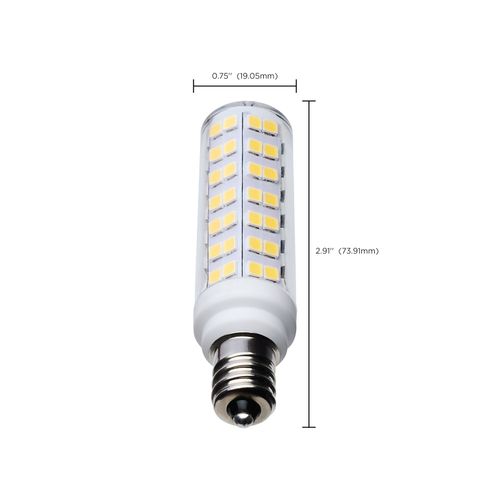 S12347 - Satco S12347 - 6.5 Watt T6 LED Bulb - Clear Finish - E12 Base ...