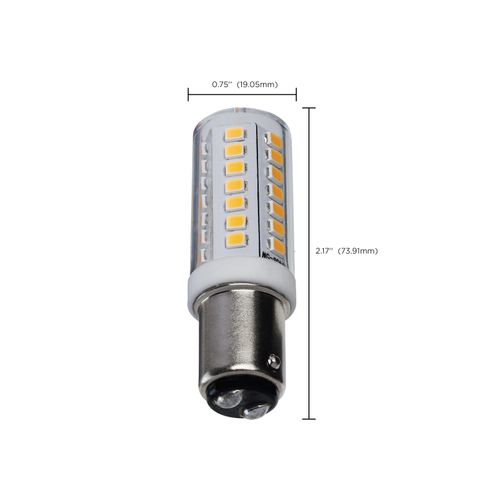 S12350 - Satco S12350 - 5 Watt T6 LED Bulb - Clear Finish - DC Base ...