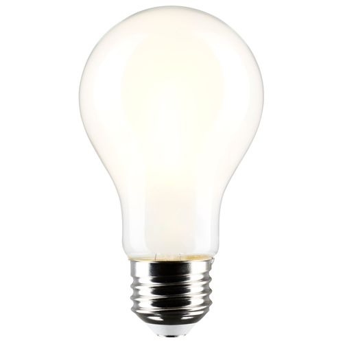 S12466 - Satco S12466 - 8 Watt A19 LED Bulb - Soft White - 2700K - Medium Base - 120 Volt (12 Pack)