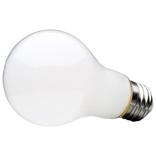 S12466 - Satco S12466 - 8 Watt A19 LED Bulb - Soft White - 2700K - Medium Base - 120 Volt (12 Pack)