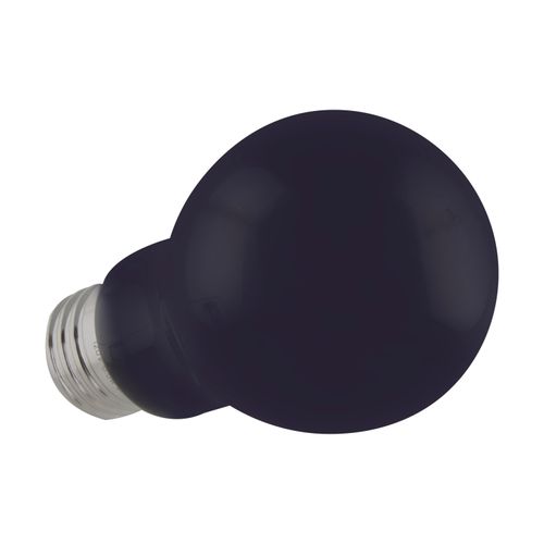 S14990 - Satco S14990 - 6.5 Watt - LED A19 - Black Light Bulb - Medium ...
