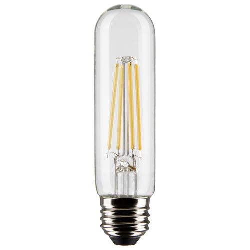 S21865 - Satco S21865 - 8 Watt T10 LED Bulb - Clear - Medium Base ...