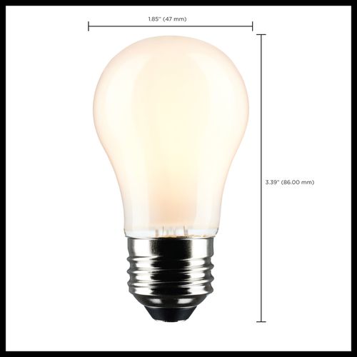 S21874 - Satco S21874 - 5.5 Watt A15 LED Bulb - Frosted - Medium Base ...