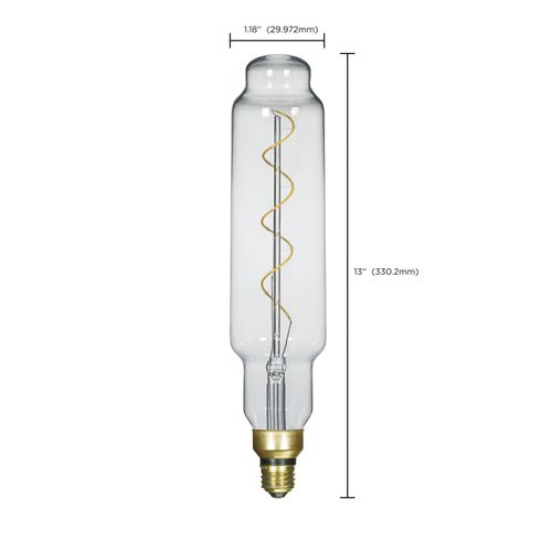 S22430 - Satco S22430 - 4 Watt T24 LED vintage style Bulb - Clear ...