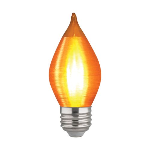 S23412 - Satco S23412 - 4 Watt C15 LED Bulb - Satin Spun - Amber ...
