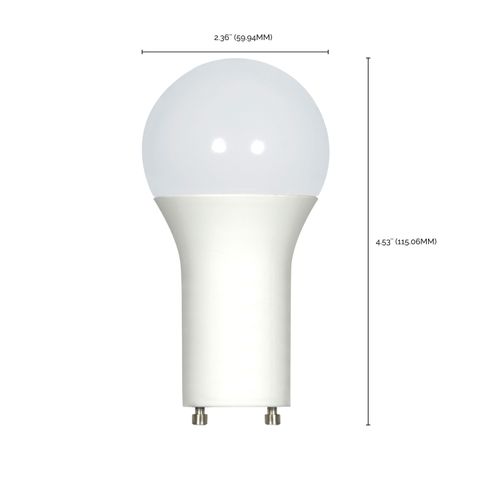 S28488 - Satco S28488 - 16.5 Watt - A19 LED Bulb - 90CRI - 4000K - GU24 ...