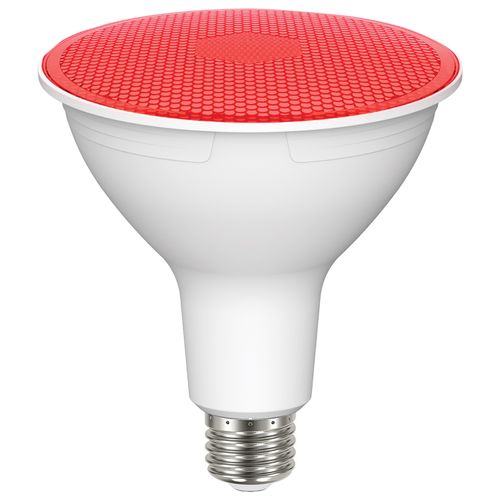 S29480 - Satco S29480 - 11.5 Watt PAR38 LED Bulb - Red - 90 degree Beam ...