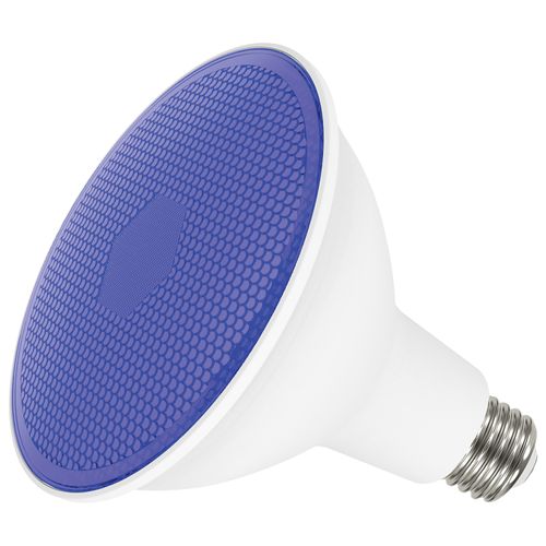 S29482 - Satco S29482 - 11.5 Watt PAR38 LED Bulb - Blue - 90 degree ...