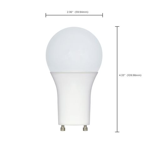 S29840 - Satco S29840 - 9.8 Watt - A19 LED Bulb - 2700K - GU24 base ...