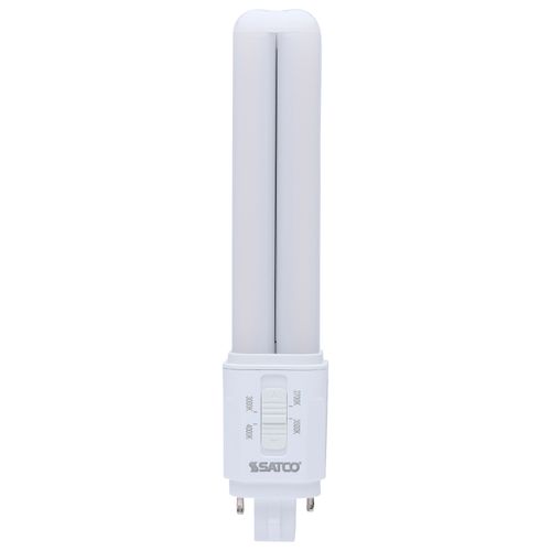 S29855 - Satco S29855 - 9W LED PL, 27K/3K/35K/4K CCT Selectable, G24d ...