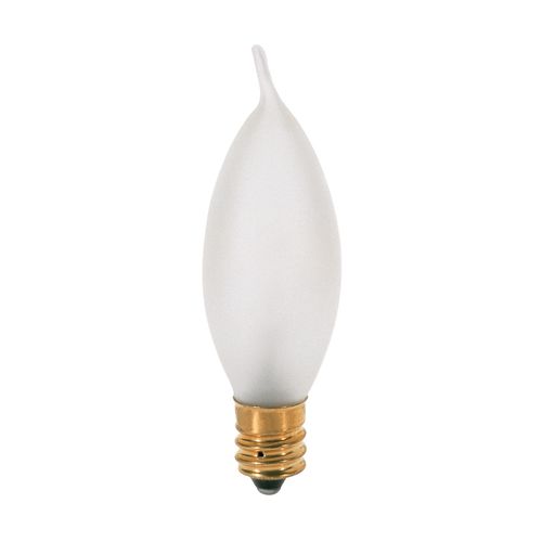 S3276 - Satco S3276 - 10 Watt CA7 Incandescent Bulb - Frost - 1500 Average rated hours - 70 ...