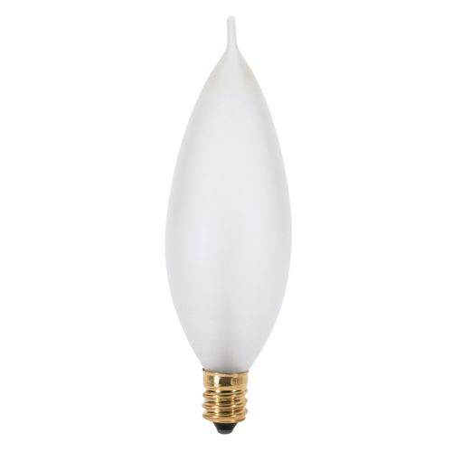 S3279 - Satco S3279 - 40 Watt CA9 1/2 Incandescent Bulb - Frost - 1500 ...