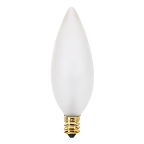 S3291 - Satco S3291 - 15 Watt BA9 1/2 Incandescent Bulb - Frost - 1500 ...