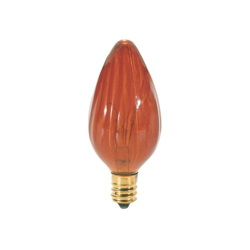 S3374 - Satco S3374 - 25 Watt F10 Incandescent Bulb - Amber - 1500 Average rated hours ...