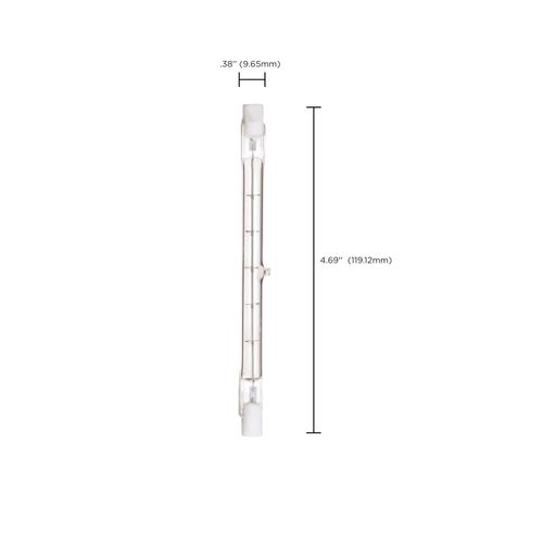 S3410 - Satco S3410 - 300 Watt Halogen - T3 Bulb - Clear - 1500 Average ...