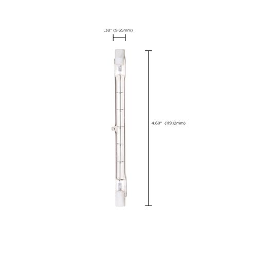 S3433 - Satco S3433 - 500 Watt Halogen - T3 Bulb - Clear - 1500 Average ...