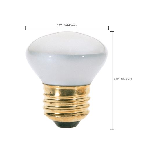 S3601 - Satco S3601 - 25 Watt R14 Stubby Incandescent Bulb - Clear ...