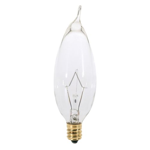 S3774 - Satco S3774 - 25 Watt CA8 Incandescent Bulb - Clear - 1500 Average rated hours - 210 ...