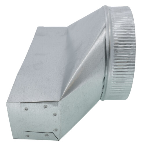 S459 - Broan S459 - 3-1/4" x 14" to 8" Round Vertical Discharge Transition