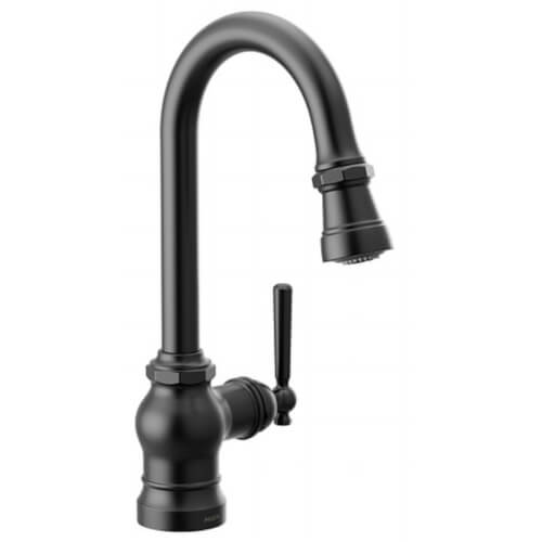 S52003BL - Moen S52003BL - Paterson Single Handle High Arc Pulldown ...