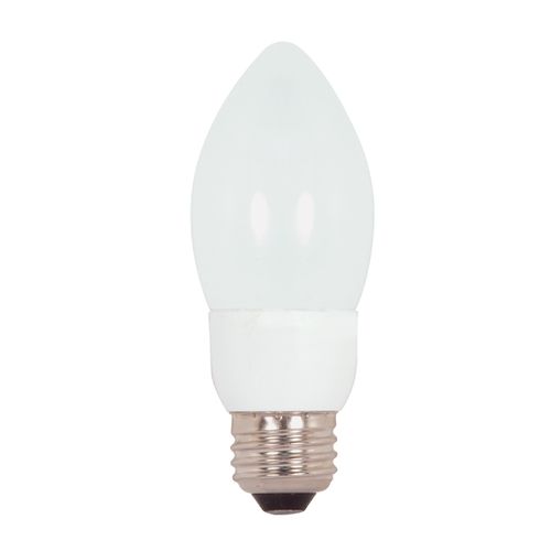 S5582 - Satco S5582 - 5 Watt - B11 Compact Fluorescent Bulb 2700K - 82 CRI - Medium base - 120 Volt
