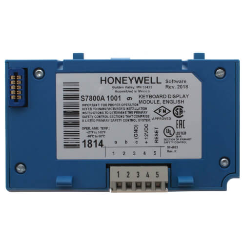 S7800A1001 - Honeywell S7800A1001 - Series 5 Keyboard Display Module ...