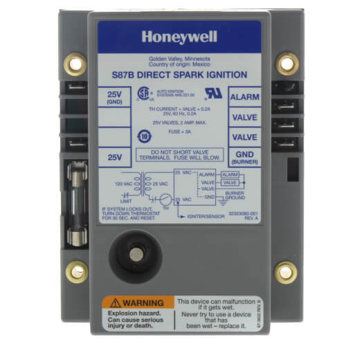 S87B1016 - Resideo S87B1016 - Single Rod Direct Spark Ignition Control ...