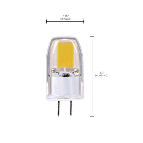 S9544 - Satco S9544 - 3W - JC LED Bulb - 3000K - G6.35 base - 12 Volt ...