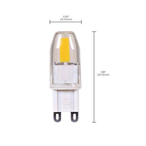 S9547 - Satco S9547 - 1.6 Watt - JCD LED Bulb - 5000K - G9 base - 120 ...