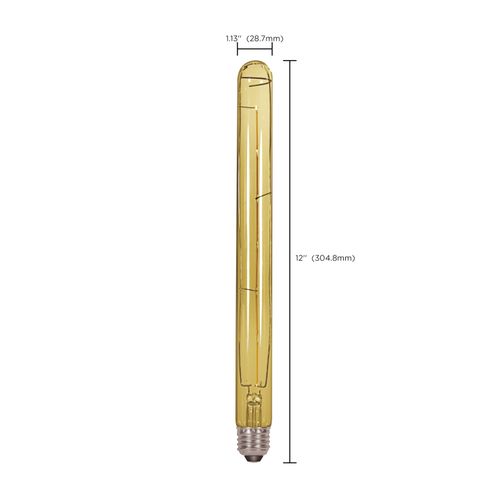 S9588 - Satco S9588 - 6.5 Watt T9 LED Bulb - Amber - Medium base ...