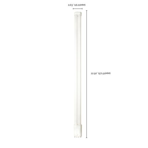 S9950 - Satco S9950 - 23 Watt PLL LED ballast bypass - 2G11 base - 2800 ...