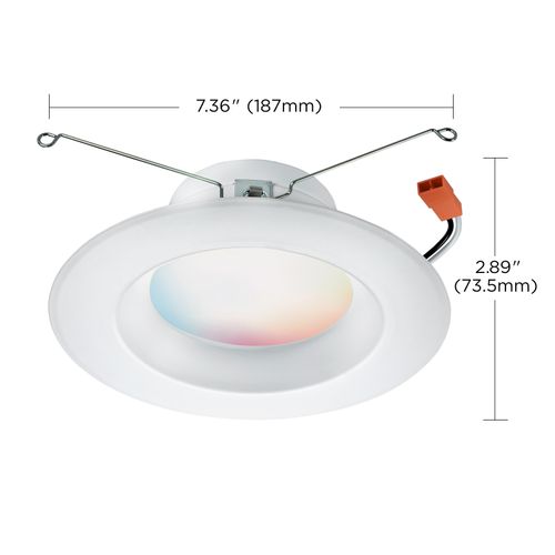 S11286 - Satco S11286 - 10 Watt 5-6"LED Recessed Downlight RGB ...