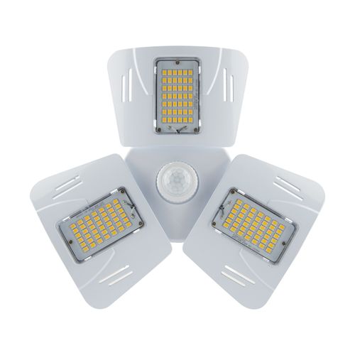 S13119 - Satco S13119 - 60 Watt LED Motion Sensor Utility Light 4000K ...