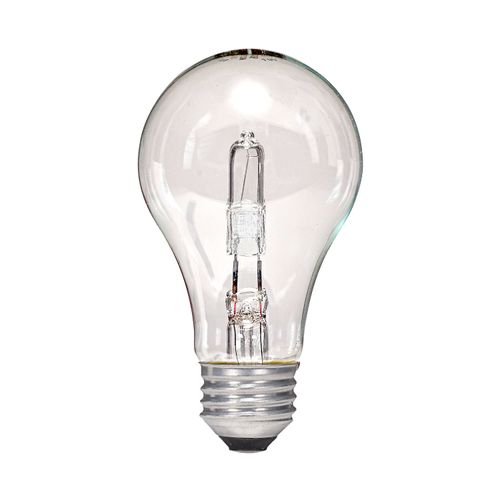 S2401 - Satco S2401 - 29 Watt Halogen - A19 Bulb - Clear - 1000 Average ...