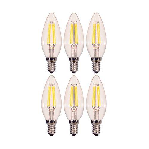S29877-06 - Satco S29877-06 - 4.5 Watt B10 LED Bulb - Clear ...