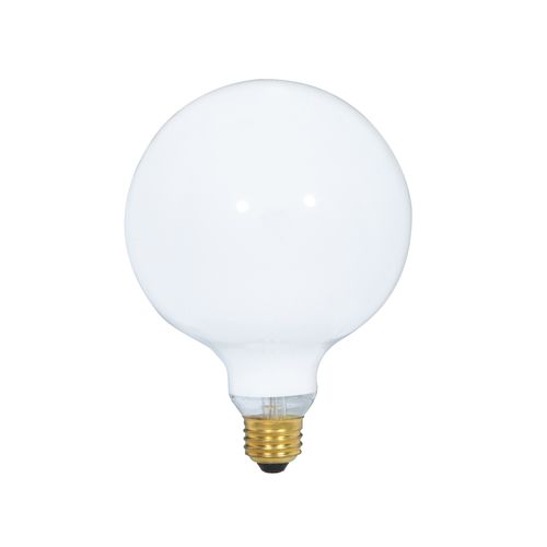 S3001 - Satco S3001 - 40 Watt G40 Incandescent Bulb - Gloss White ...