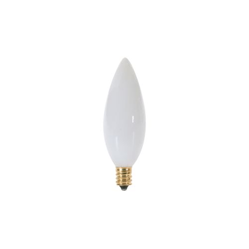 S3788 - Satco S3788 - 25 Watt BA9 1/2 Incandescent Bulb - Gloss White ...