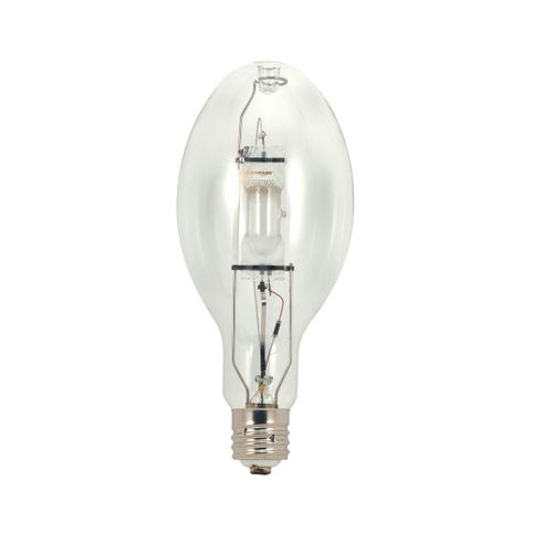 S5843 - Satco S5843 - 400 Watt - Metal Halide HID - Mogul base - ED28 Bulb - Clear - 65 CRI - 4200K